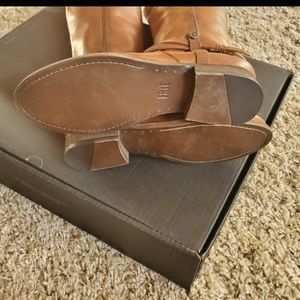 Frye | Shoes | Frye Melissa Belted Tall Leather Boots | Poshmark